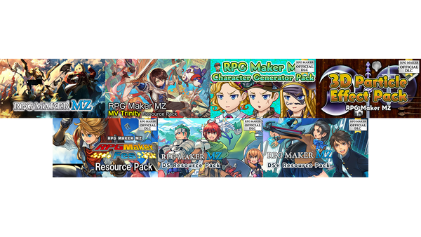 Bundle | RPG Maker MZ Debut Bundle Complete | RPG Maker Official Store
