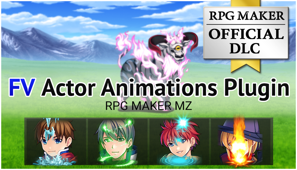 FV Actor Animations Plugin - RPG Maker MZ | RPG Maker Official Store