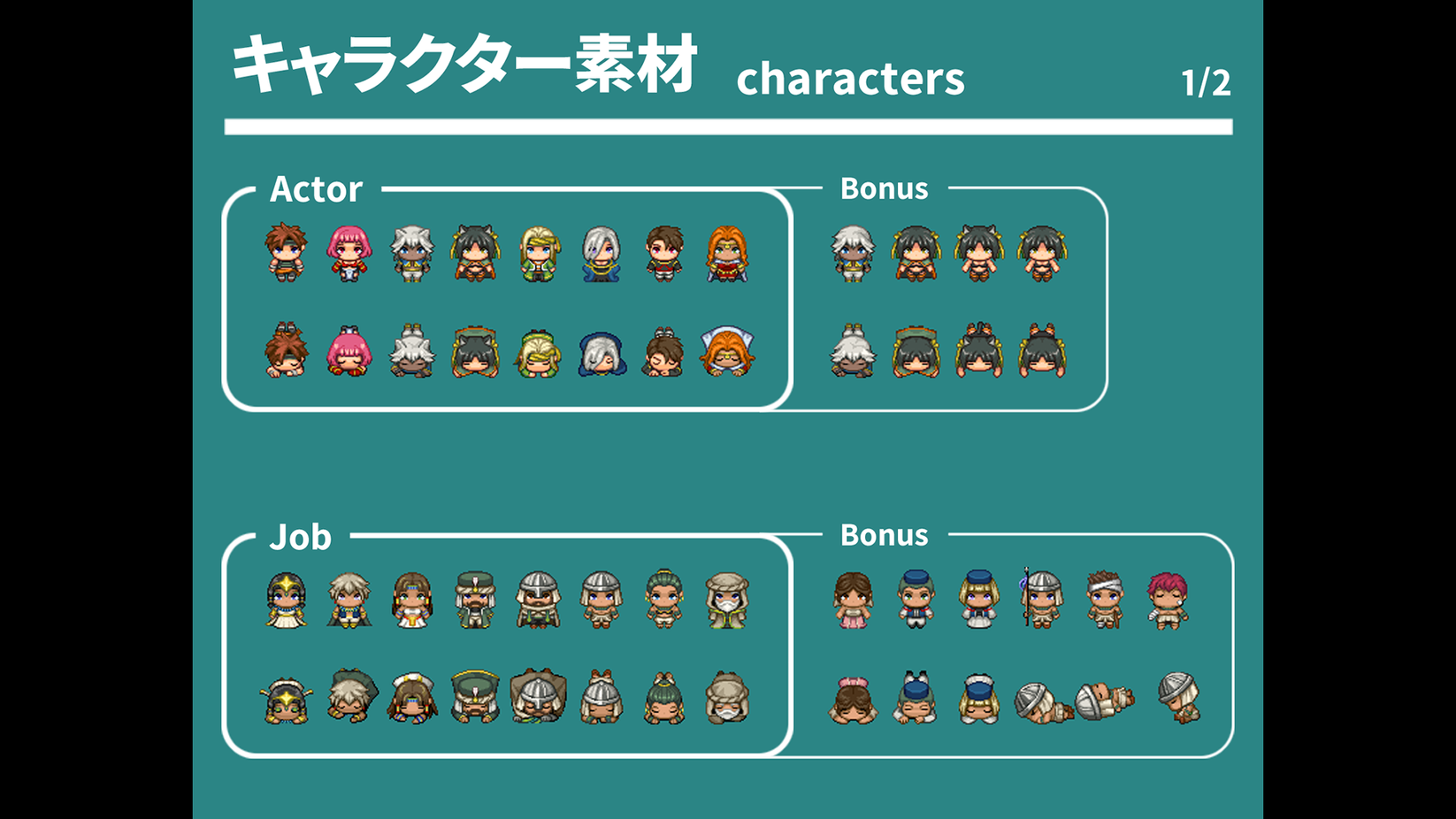 REFMAP Fantasy Character Pack 3 - RPG Maker MZ | RPG Maker Official Store