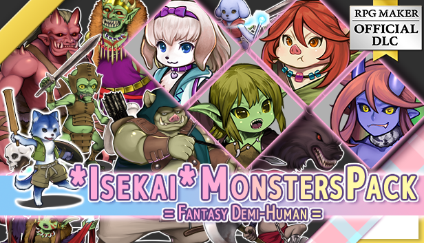 Isekai MonstersPACK Fantasy Demi-Human - RPG Maker MZ | RPG Maker ...