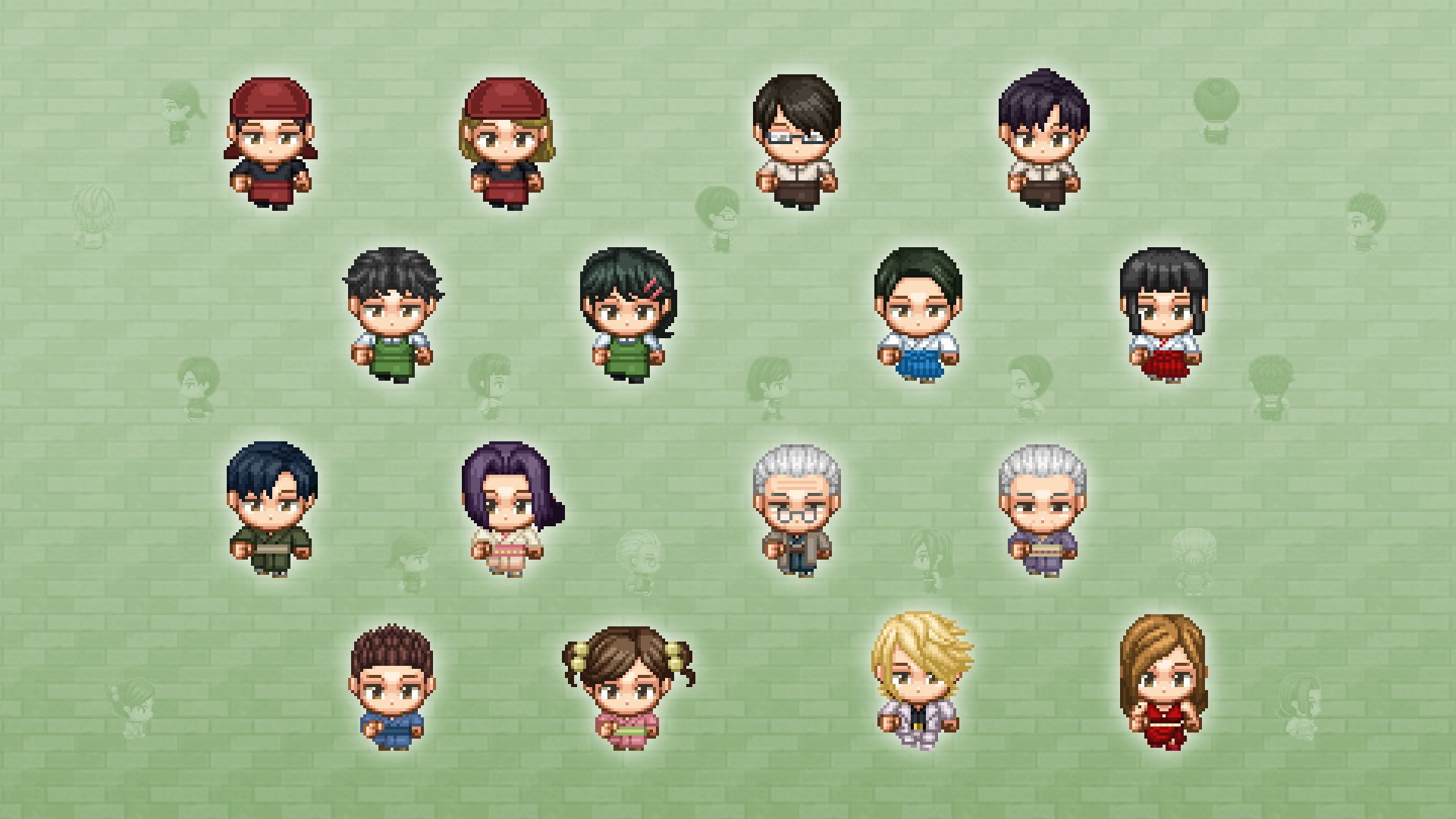 SERIALGAMES LivingGoodCity Japanese City NPC SET 1 - RPG Maker MZ | RPG ...