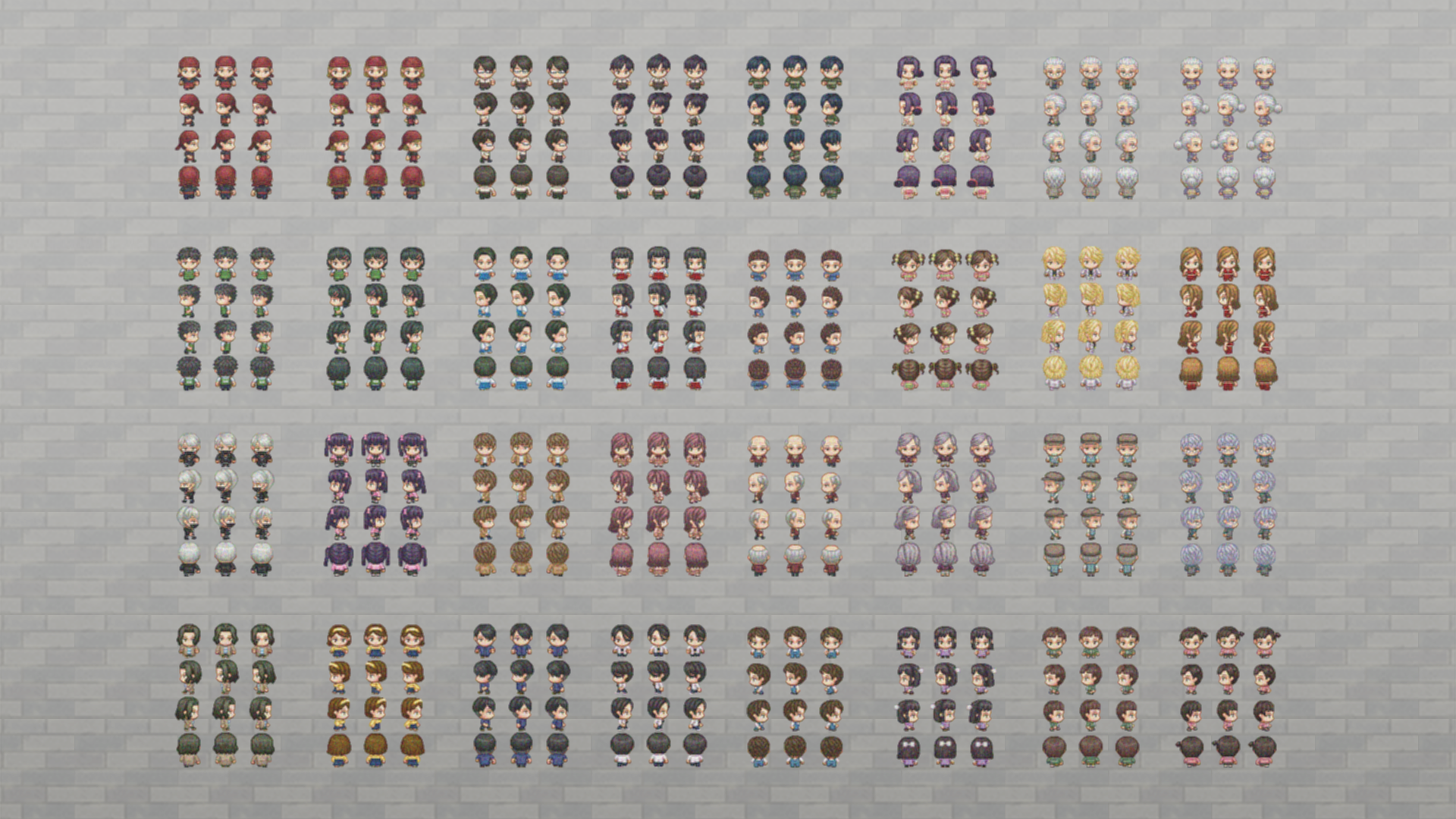 SERIALGAMES LivingGoodCity Japanese City NPC SET 1 - RPG Maker MZ | RPG ...