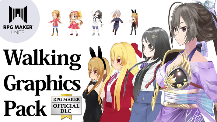 RPG MAKER UNITE Walking Graphics Pack - RPG MAKER UNITE | RPG Maker ...