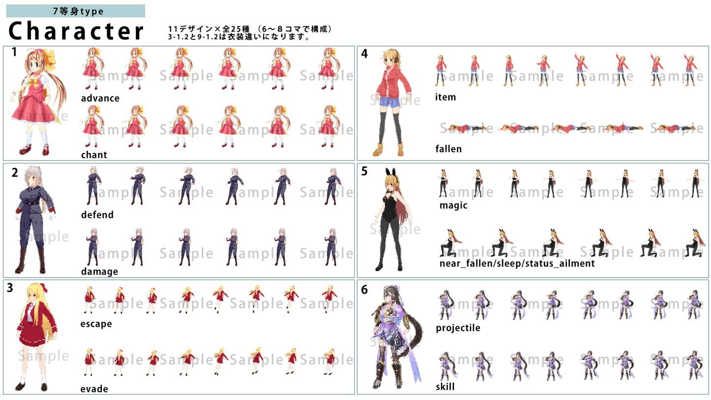 RPG MAKER UNITE Walking Graphics Pack - RPG MAKER UNITE | RPG Maker ...