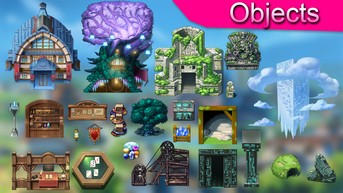 ISEKAI CREATORS 2D Top-down Maptiles and Map Objects Pack - RPG MAKER ...